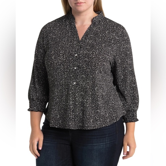 Belldini | Tops | Nwt Belldini Ditsy Leopard Stars Print Top | Poshmark